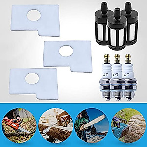 Adefol Chainsaw MS180 018 MS 180 Air Fuel Filter Spark Plug Kit for STIHL MS180 Replacement Parts 11301240800