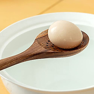 Wooden Utensils for Cooking, 7pcs Natural Acacia Wood kitchen utensils set with Holder For Cooking Utensil set Wooden Spoons Spurtle Spatula For Cooing Non-Stick Pan