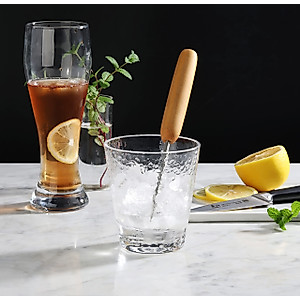 New Star Foodservice 48353 1 piece Ice Pick with Wood Handle, 7.5" Carbon Steel