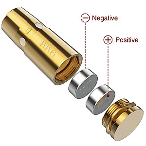 EZshoot Bore Sight 9mm Laser Boresighter with 3 Sets of Batteries