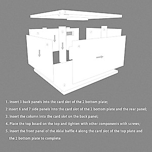 Giorkecl 1/32 Model Car Display Case，Model Car Parking Lot Garage，Display Case for Diecast Cars，2 Parking Space Acrylic Toy Garage with LED Light
