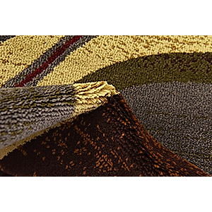 Unique Loom Barista Collection Area Rug - Ngada (2' 2" x 6' 1" Runner, Beige/ Red)