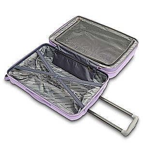 American Tourister Stratum 2.0 Expandable Hardside Luggage with Spinner Wheels, 2PC SET 20/24, Lavender