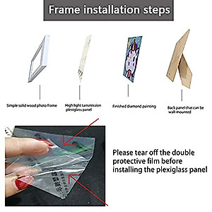 898 5D DIY Diamond Mosaic Kits for Kids,Beginners Art Crafts Kits for Girls and Boys , with Frame Rhinestone Embroidery Cross Stitch Arts Craft Wall Decor(Elephant)