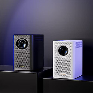 Smart Projector , Mini Projector Native 1080P,150 ANSI Lumen 9500L Portable Projector, Projector with WIFI and Bluetooth Remote Control,Support 4K Compatible with TV Stick,Laptop,iOS & Android (Black)