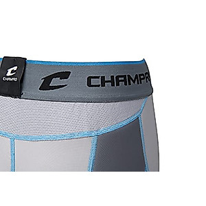 CHAMPRO Windmill Women's Sliding Short - Polyester/Spandex, Women's Medium, Grey