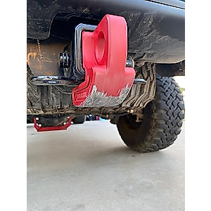 Universal Hitch Slider Skid Protection for Most 2" Hitch receivers (Red)