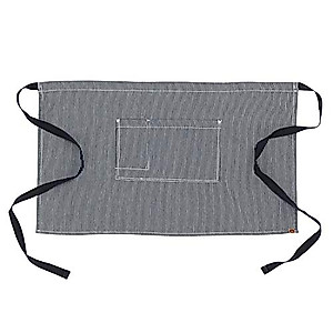 Chef Works Unisex Portland Half Bistro Apron, Indigo Blue, One Size