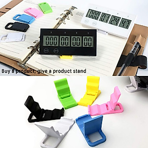 VideoPUP Digital 999 Days Count Down/UP Touch Button with Bracket Timer for Vacation Retirement Wedding Birthday Gestation Period Examination(White)