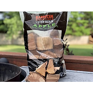 Steven Raichlen's Project Smoke Smoking Chips - (Apple)192 cu. in. - Kiln Dried, All Natural Coarse Wood Smoker Chunks- 1 Pound Bag Barbecue Chips