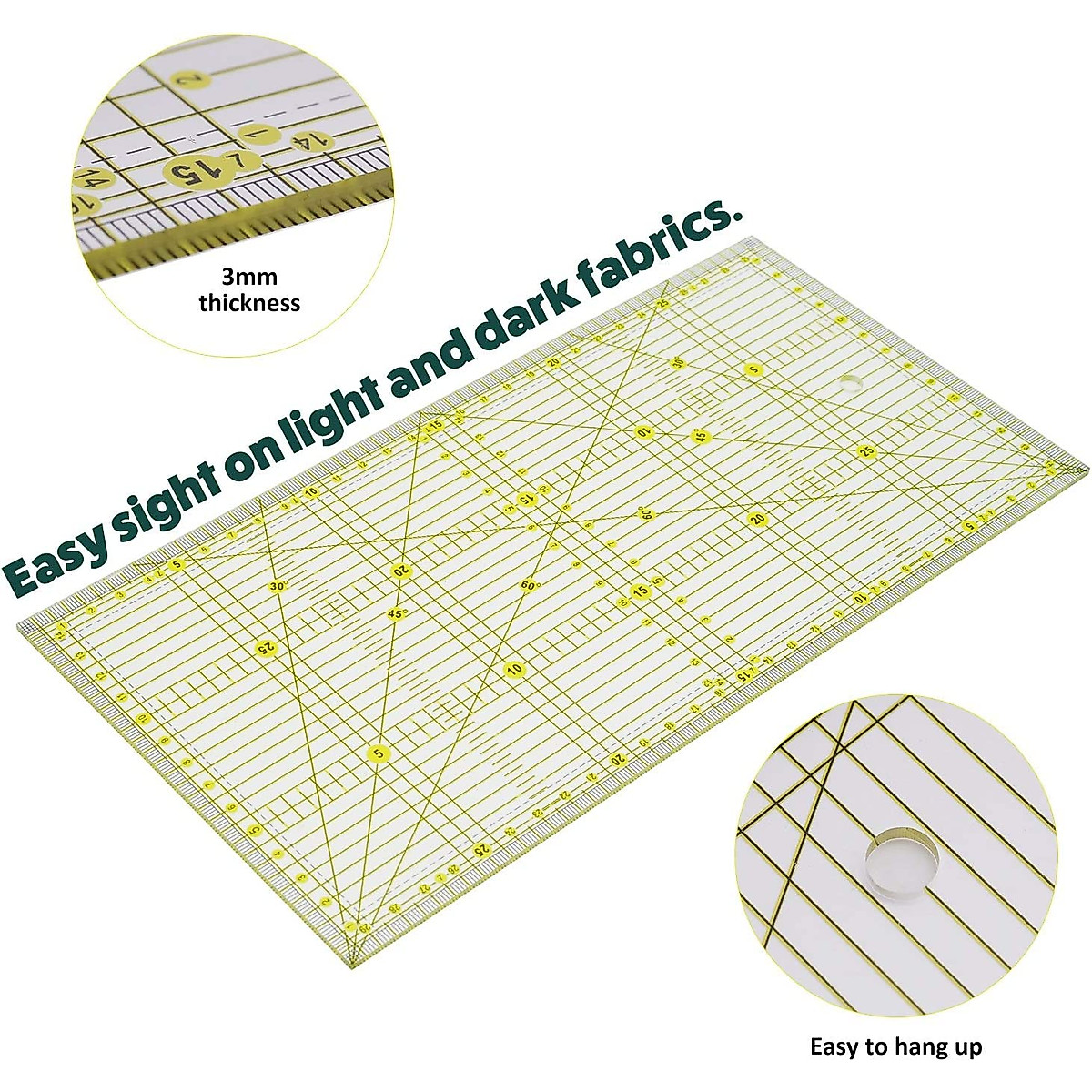78 Pcs Rotary Cutter Set - KingTool 45mm Cutter Kit with A3 Cutting Mat, Fabric Scissors 3 Replacement Blades, Quilting Rulers, Sewing Clips, Sewing Pins - Perfect for Crafting,Quilting,Sewing