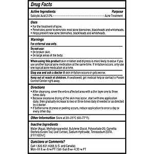 Paula's Choice CLEAR Extra Strength Exfoliator, 2% Salicylic Acid Exfoliant for Acne, Redness Relief, 4 Ounce