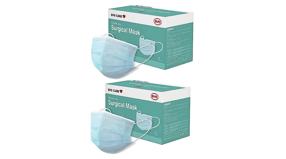 BYD CARE Disposable Masks - ASTM Level 3 Protection