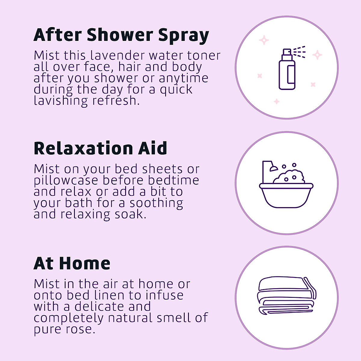 De La Cruz Lavender Water Body Mist - Lavender Spray body mist With Pure Lavender Essential Oil 8 fl oz (236 mL)