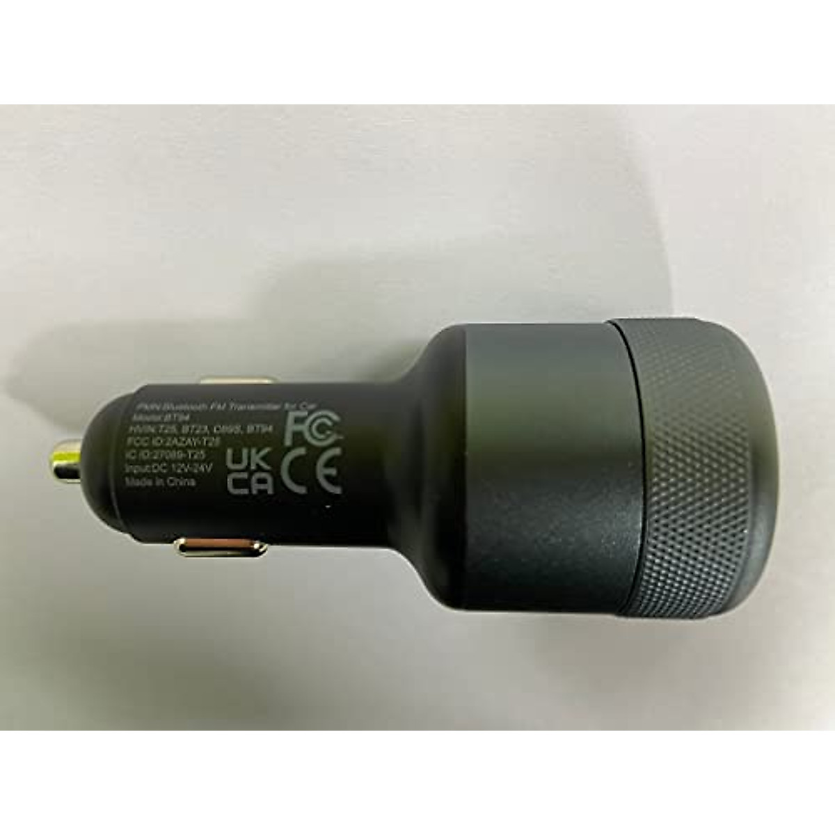 LENCENT Car FM Transmitter, Wireless Bluetooth 5.1 Radio Adapter Car Kit with Big Button, Type C PD 20W and QC3.0 18W Car Fast Charger, Bass Lossless Hi-Fi Sound Music Streaming, Wireless Call