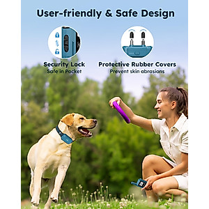 Jugbow Dog Shock Collar 2 Dogs - 4200FT Dog Training Collar with Remote, IPX8 Waterproof E Collar for Dogs Training Rechargeable Collars for Large Medium Small Dogs (10-120lbs)