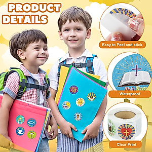 Outus 810 Pieces Black History Month Sticker Roll Sticker Black Freedom Day Label Rolls African Afro American Festival Theme Party Supplies Decoration Favors(Easter)