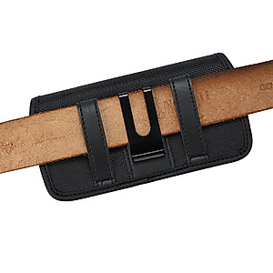 YurMemo Scanner Holster for Zebra TC53 TC57 TC58,Carrying Case Pouch Compatible with TC51 TC52 TC21 TC26 TC57X CT60 CT40 EDA51 Most Handheld Barcode Scanner,with Metal Back Clip & Belt Loops