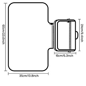 MOMIGO Baby Diaper Caddy Bag with Changing Pad - Waterproof Changing Bag Baby Stroller Bag Nursery Storage Bin for Diapers, Wipes & Toys Mini Diaper Bag for Outdoor（Black