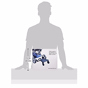 Englacha Easy Rider Trailer - Standing Platform - Quick and Easy to Use - Designed for Safety, Blue