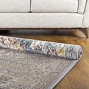 Artistic Weavers Anja Oriental Medallion Area Rug,5'2" x 7',Grey