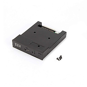 Floppy & Tape Drives-3.5 1.44MB Sfr1m44-u100k Updated Version USB Flash Disk Floppy Drive Emulator + CD Screws Black