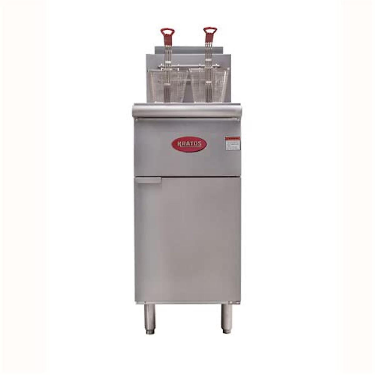 Kratos 29Y-011 Commercial Restaurant Gas Floor Fryer - Four Burners - 50 lb. Capacity - Natural Gas