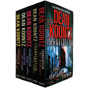 Frankenstein Series 5 Books Collection Set by Dean Koontz (Prodigal Son, City of Night, Dead and Alive, Lost Souls & The Dead Town)
