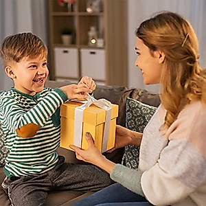 Nsilu 25 Yards 2 inches Wide Satin Ribbon Suitable for Wedding, Party and Gift Box Packaging Ribbon (Light Purple)