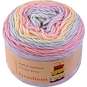 2-pk Gradient Cake Cotton Ball by Yonkey Monkey (1171) Knitting Crochet