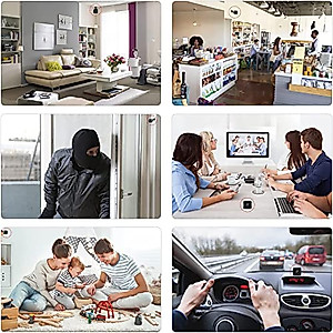 WAXOXIH Mini Spy Camera WiFi Hidden Camera Night Vision 4K HD Spy Nanny Cam for Home Security Easy Set Wireless Indoor Smallest Camera with Motion Detection IP Camera Remote Viewing