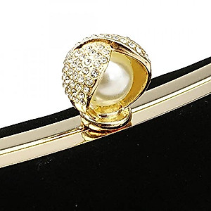 Women Velour Evening Clutch Bags Elegant Handbags Formal Party Clutches Purses for Wedding/Prom/Cocktail