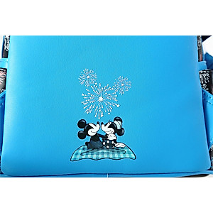 Loungefly Disney Mickey Mouse Fireworks Summertime Picnic Mini Backpack Exclusive
