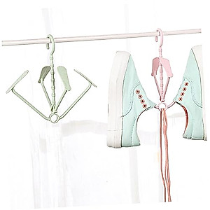 Alipis Hanging Clothes Drying Rack Shoes Rack Shoes Dry Rack Shoes Dryer Rack Dryer Rack for Shoes Shoe Rack Combo Plate superimposed