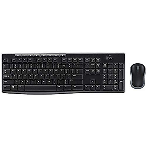Lenovo ThinkVision T24i 23.8in 1920 x 1080 FHD IPS WLED-Backlit LCD Raven Black Monitor Bundle with HDMI, VGA, DisplayPort, USB Hub, Gel Mouse Pad, and MK270 Wireless Keyboard and Mouse Combo