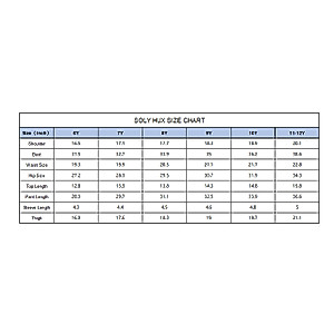 SOLY HUX Girl's 2 Piece Outfits Colorblock Butterfly Tee Top and Plaid Pants Set Black White 10Y