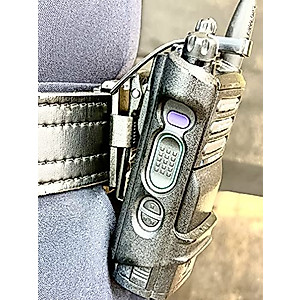Tactical Radio Klip | Law Enforcement and First Responder Tools | Universal Design fits Motorola, Kenwood, Midland Radios and More