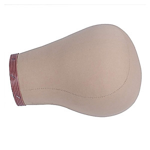 1 Piece 22 Inch Wig Head Cork Canvas Block Head Mannequin Head for Wigs Display Styling Manikin Head (22 inch）