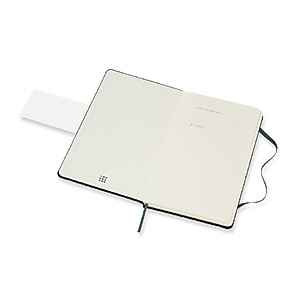 Moleskine Limited Collection Blend Textile Notebook, Hard Cover, Large (5" x 8.25") Ruled/Lined, Camo Green, 240 Pages