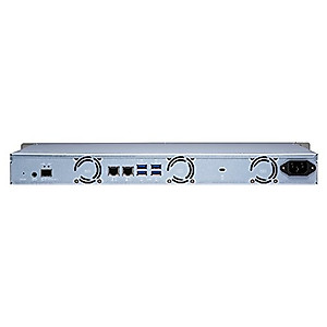 QNAP 4 Bay NAS with 12TB Storage Capacity, Preconfigured RAID 5 Seagate IronWolf Drives Bundle, with 10GbE SFP+ Port (TS-431XeU-2G-44R-US)