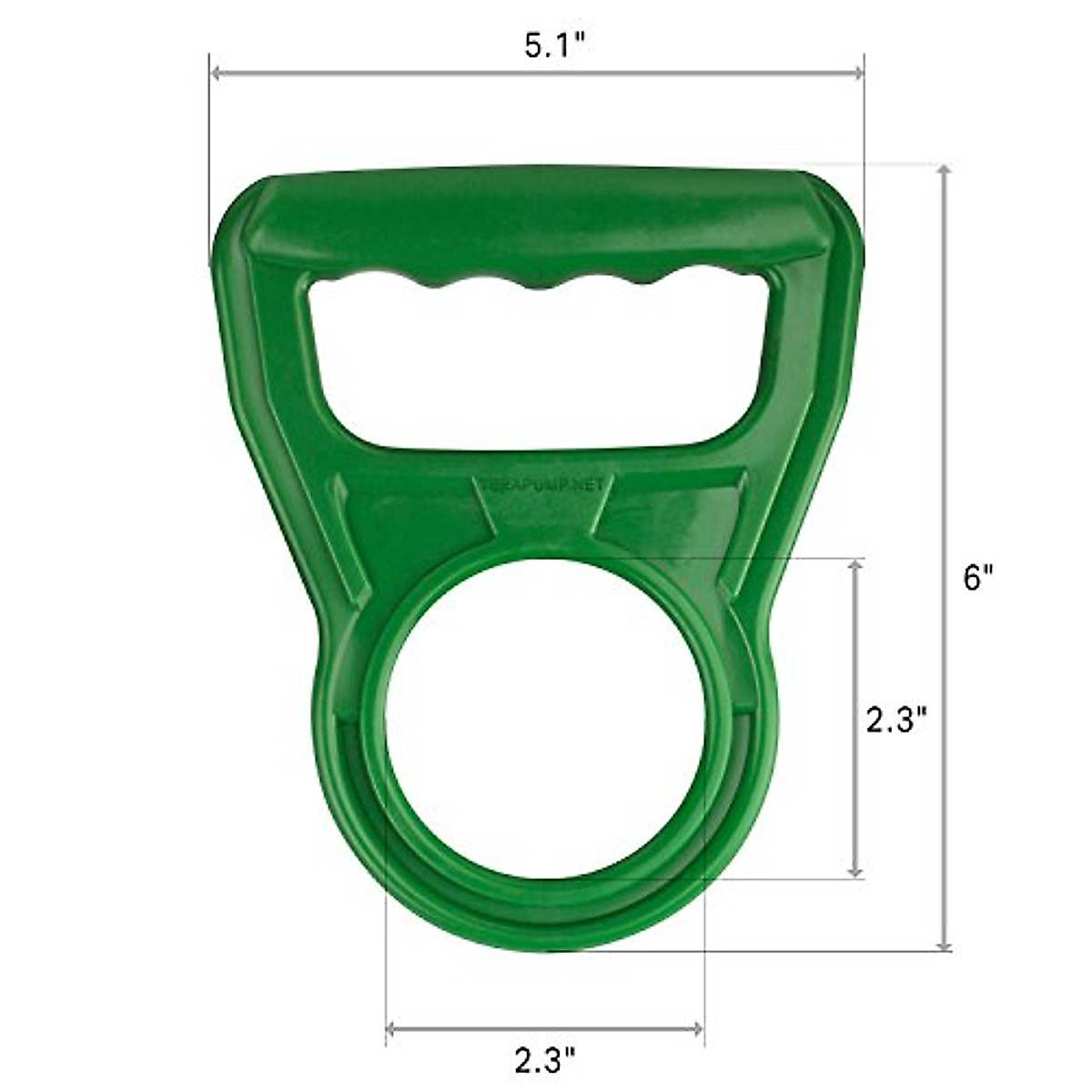 TERA PUMP - [ 1PK Water Handle Carrier With Ergonomic Advanced Design to Easily and Comfortably Lift Or Carry 2-6 Gallons Liquid Bottles or Containers (this item does not include the glass)