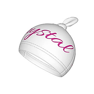 Slocenk Personalized Baby Swaddle Blanket & Hat Set for Boy Girl with Initial Name Custom Newborn Swaddle Customized Baby Items Gifts