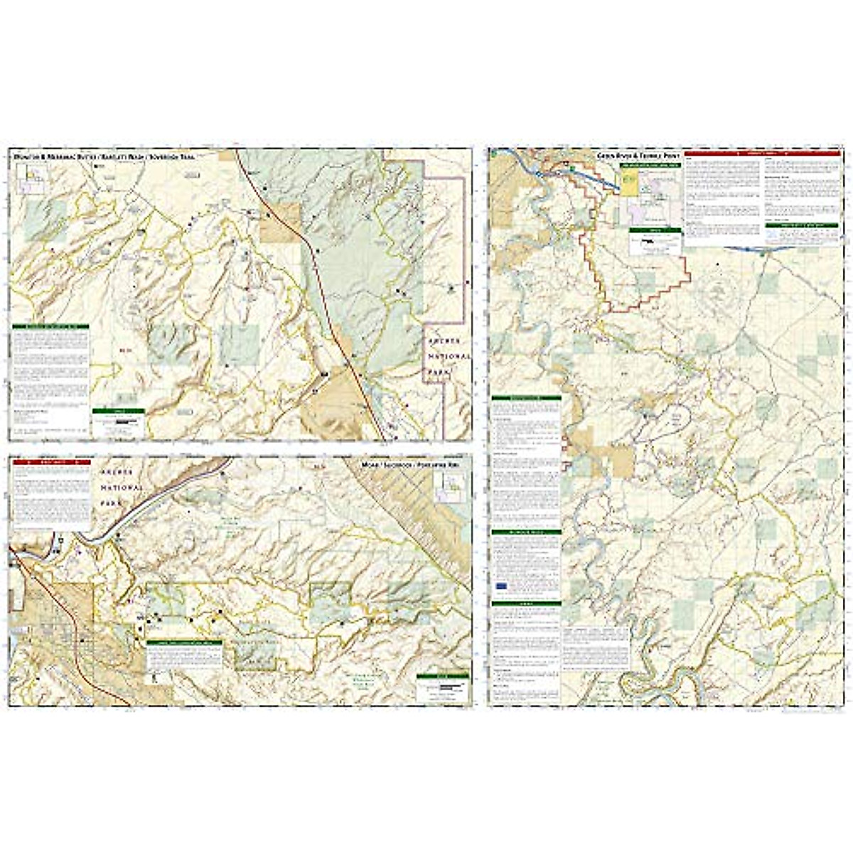 Moab [Map Pack Bundle] (National Geographic Trails Illustrated Map)