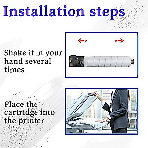 for Xerox B8145 Toner Cartridge Compatible Replacement for AltaLink B8145 B8155 B8170 Printer 3 Black