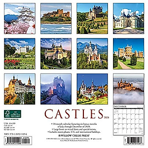 Castles 2021 Wall Calendar