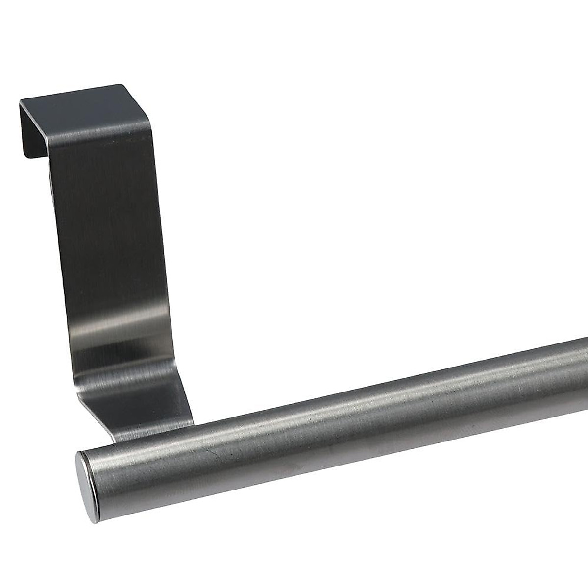 hobbyme 2pcs Cabinet Door Back Rag Hanger Towel Bar, Stainless Steel Single Pole Towel Rack, No-Punch Towel Rack, Cabinet Door Towel Holder