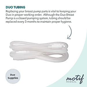 Motif Medical, Set of 2 32" Duo Tubing, Replacement Parts for Duo Breast Pump