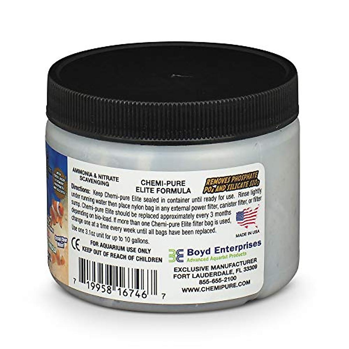Boyd Enterprises ABE16746 Chemi-Pure Mini Elite Formula for Aquarium, 3.1-Ounce