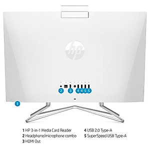 HP FHD 23.8” AIO Desktop PC, 11th Gen Intel Core i3-1115G4 Processor, 16GB RAM, 1TB SSD Storage, Win11 H, Remote Work Ready, Mouse and Keyboard