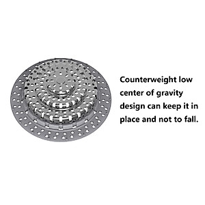 XAJOON Bathtub Drain Hair Catcher，Bathtub Protector Suitable for Bathroom Bathtub, Pop-Up Drains. (Patented Product)